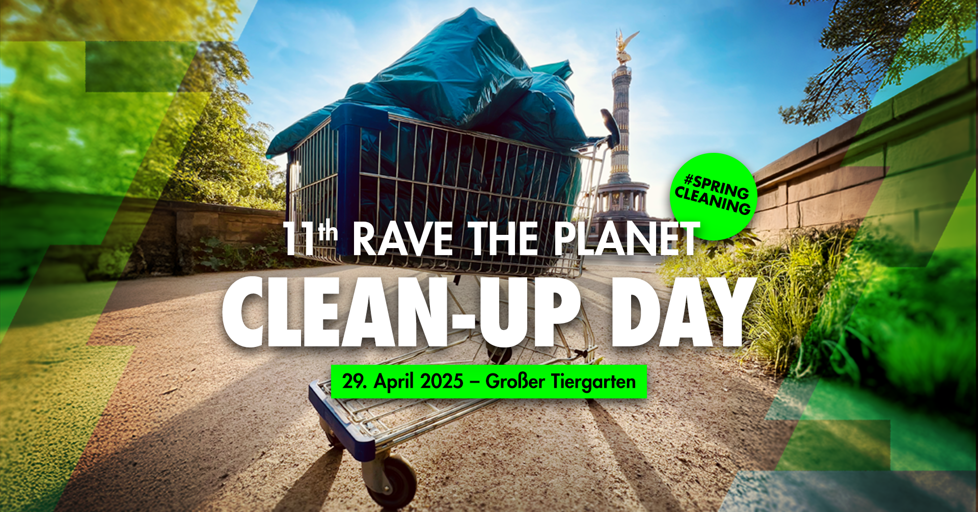 Spring-Clean-Up at Tiergarten Berlin - Rave The Planet's 11th Clean-Up ...